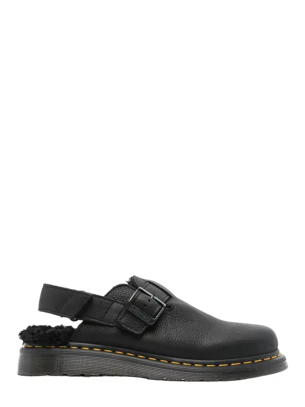 Dr. Martens Jorge Ii Sandals With Contrast Stitching And Buckle Detail - Black