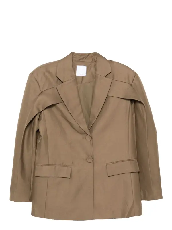 Acler Penrith Blazer - Neutrals