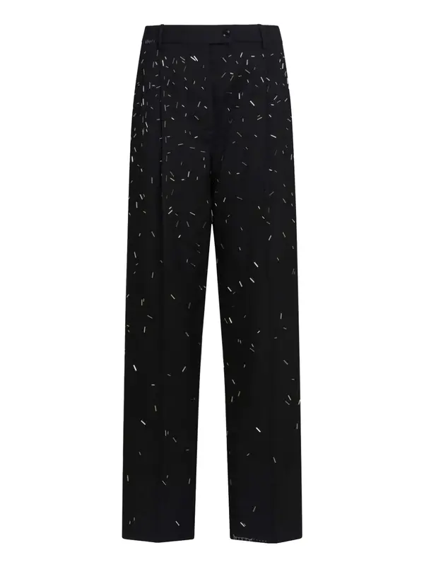 Marni Abstract Print Trousers - Black