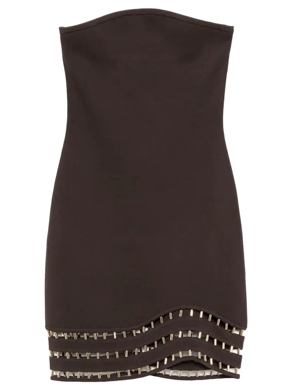 Acler Carbrook Strapless Dress - Brown
