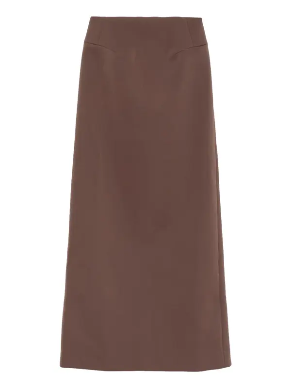 Acler Balderstone Straight Skirt - Brown