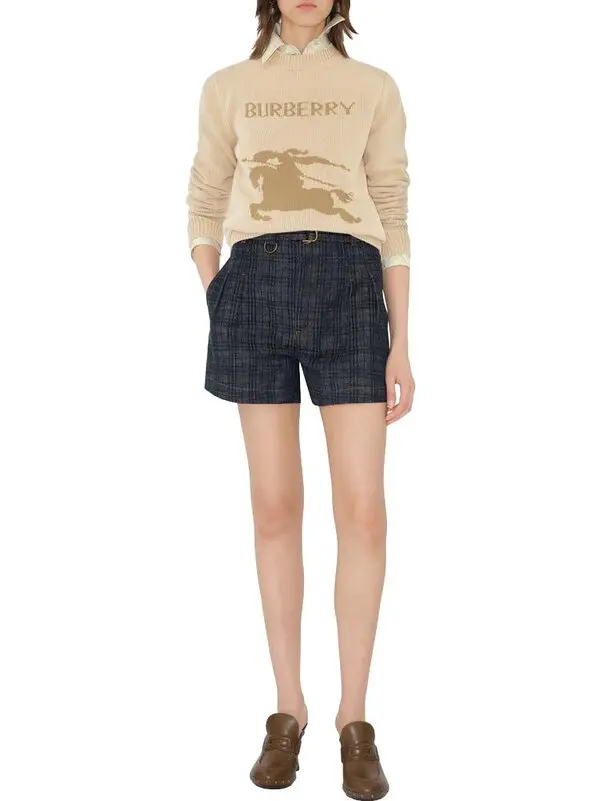 Burberry Ekd Wool Cashmere Sweater - Nutmeg