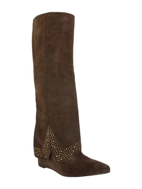 ZIGI Isolde Knee High Boots - Brown Suede