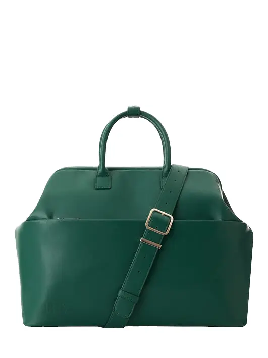BEIS Faux Leather Weekend Bag - Emerald