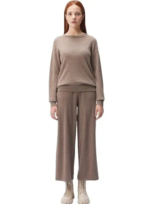 GOBI MONGOLIAN CASHMERE Cashmere Asymmetrical Sweater - Taupe