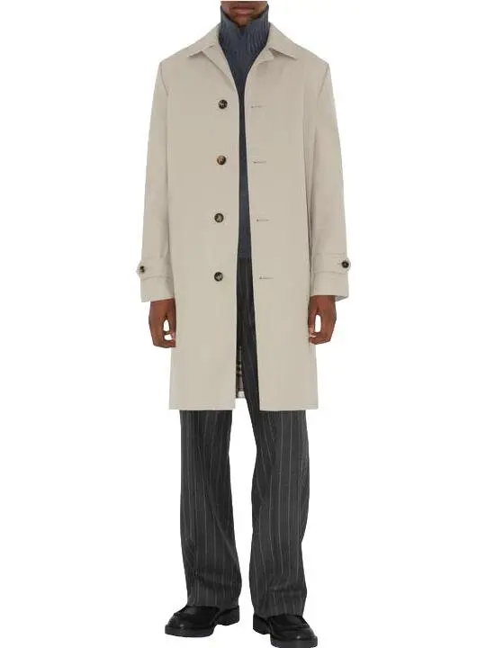 Burberry - Long Cotton-Blend Car Coat