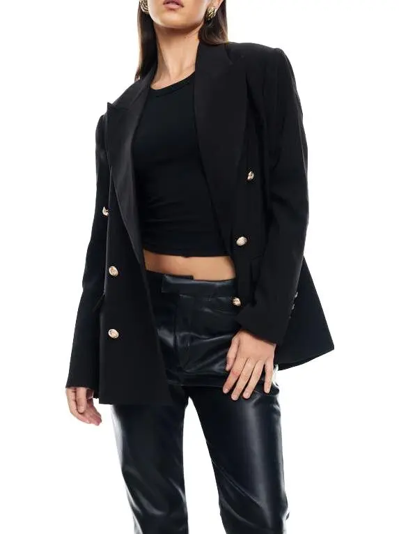 Lioness Palermo Double Breasted Blazer - Black