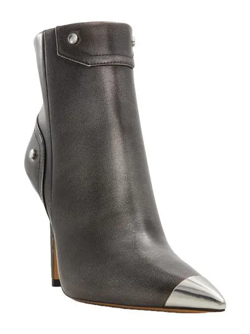 Aldo Nilita Pointed Toe Booties - Pewter