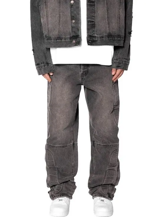 Mnml Ultra Baggy Jeans - Black