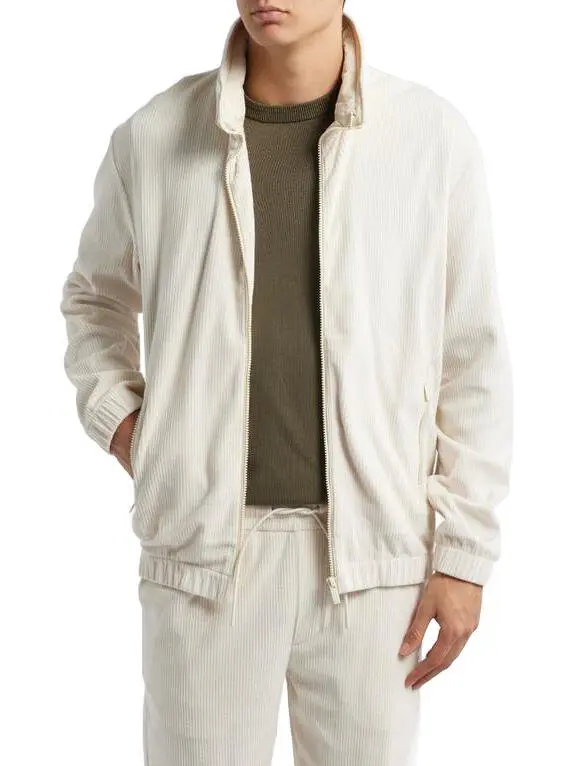 BOSS Shepherd Full Zip Hooded Jacket - Open White