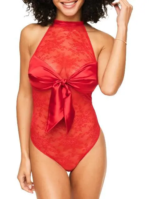 ADORE ME Kamilia Bodysuit - Dark Red