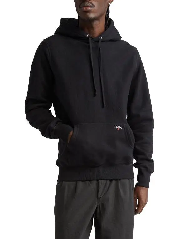 NOAH Classic Cotton Hoodie - Black