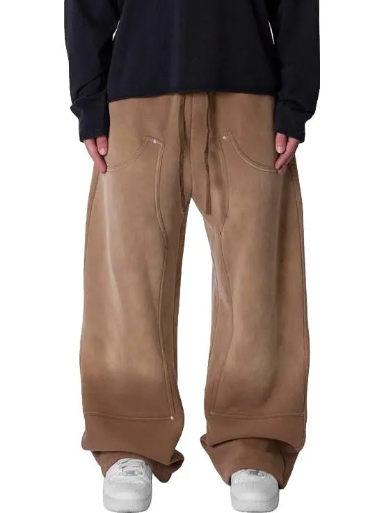 Mnml West Double Knee Sweatpants - Tan