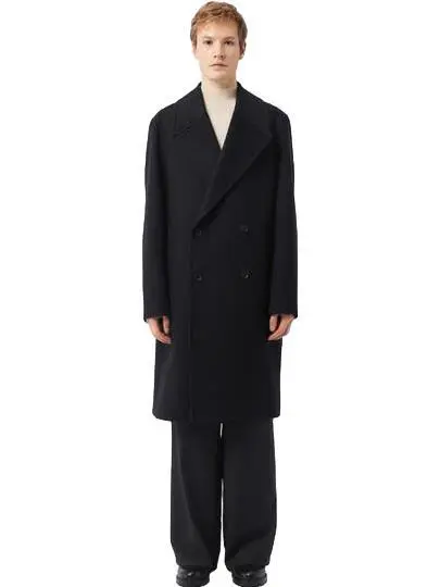 GOBI MONGOLIAN CASHMERE Double-breasted Cashmere Coat - Black