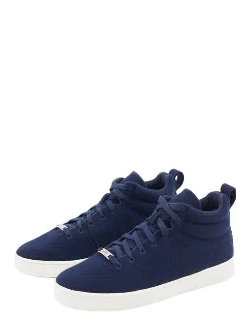 GOBI MONGOLIAN CASHMERE Cashmere High-top Sneakers - Navy