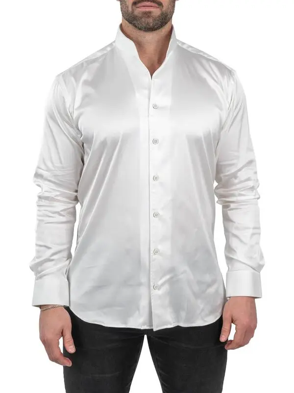 MACEOO Ceremony Prince Button-up Shirt - White