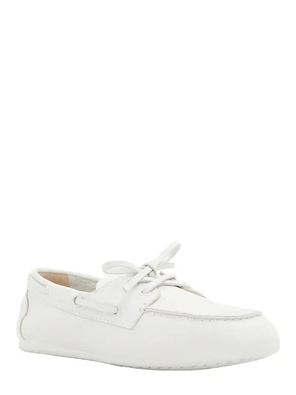 Aldo Boat Shoe - White/ Bone
