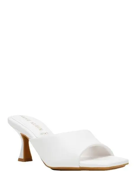 Anne Klein Jerilyn Slide Sandal - White Smooth