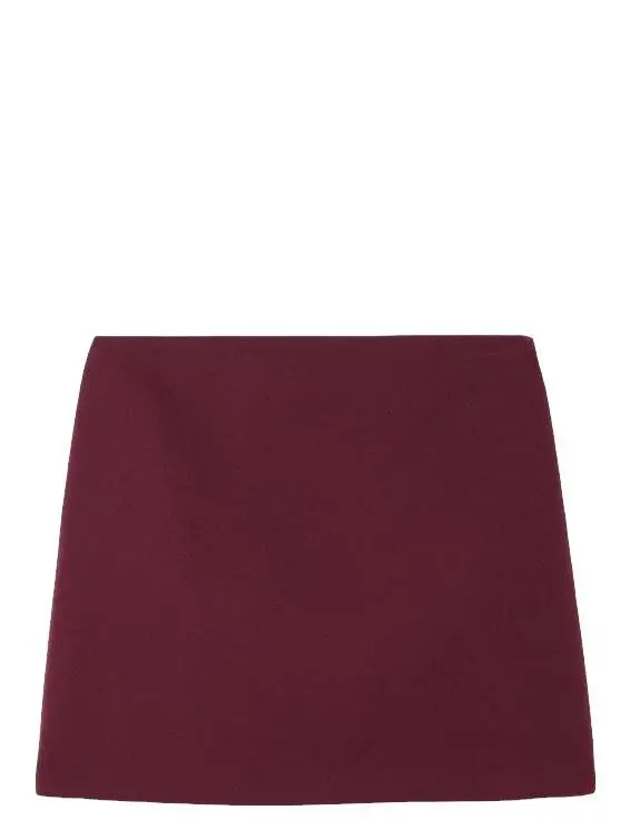Veronica De Piante Cecily Mini Skirt - Burgundy