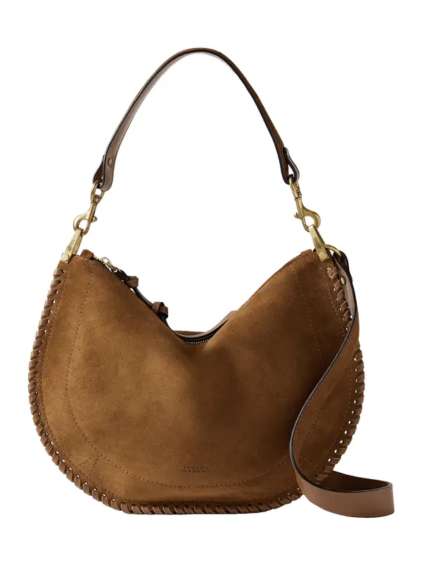 Isabel Marant Oskan Soft Zipped Shoulder Bag - Brown