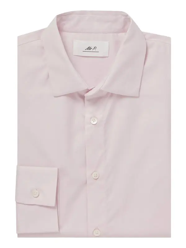 Mr P. Cotton-poplin Shirt - Pink
