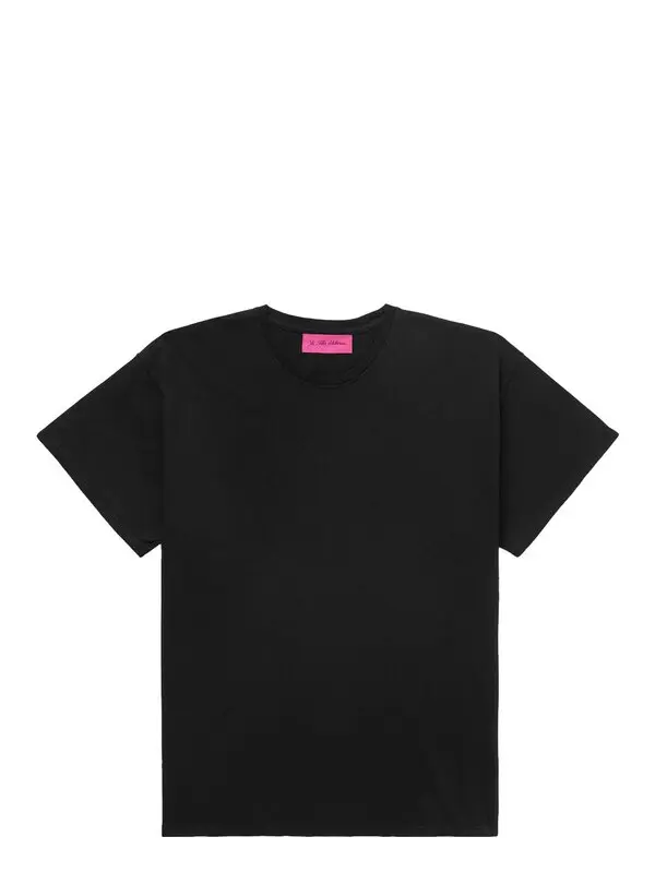 THE ELDER STATESMAN Cotton And Cashmere-blend Jersey T-shirt - Black