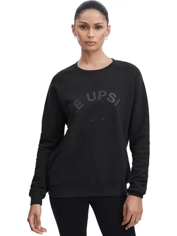 The Upside Cotton Logo Sweatshirt - Black