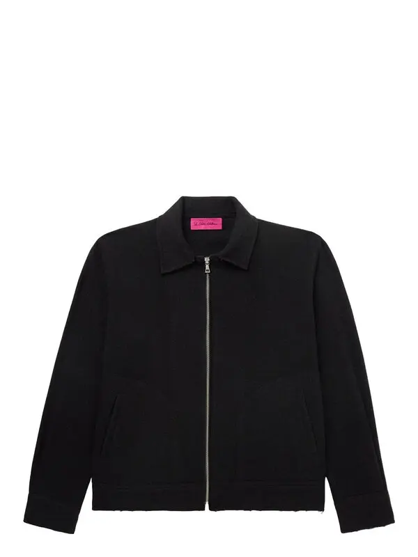 THE ELDER STATESMAN Decon Cashmere Jacket - Black