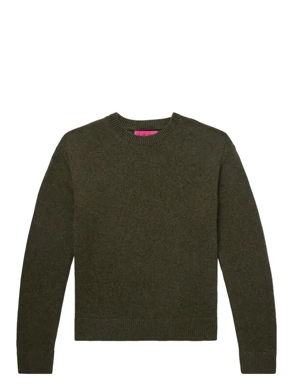 THE ELDER STATESMAN Cashmere Sweater - Green