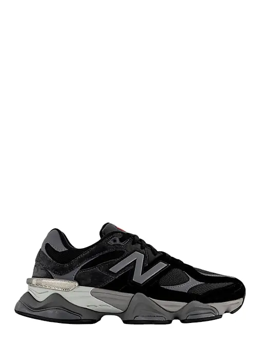 NEW BALANCE 9060 Suede And Mesh Low-top Trainers - Black