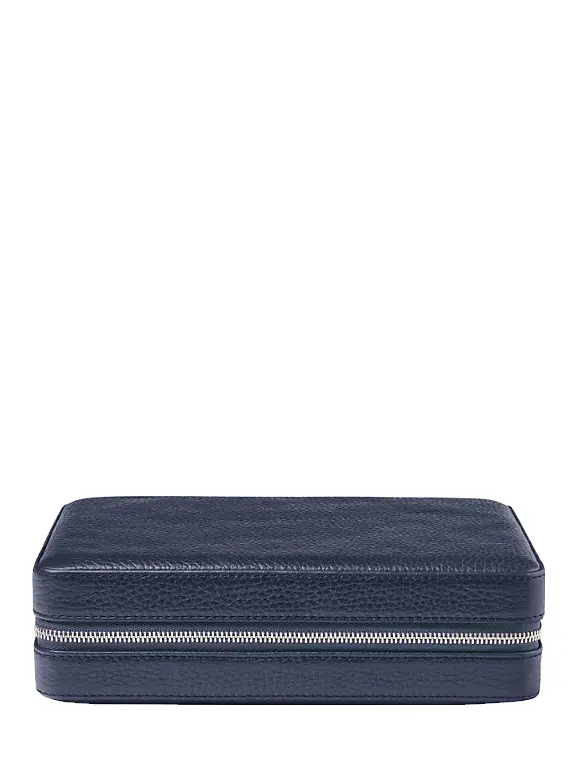 ASPINAL OF LONDON Travel Jewellery Case - Navy