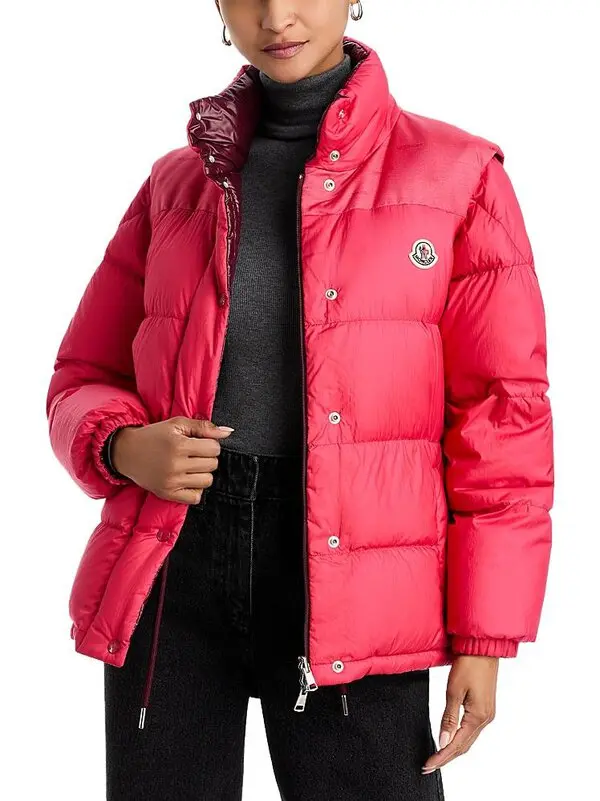 Moncler Re/icons Verone Reversible Puffer Jacket - Red