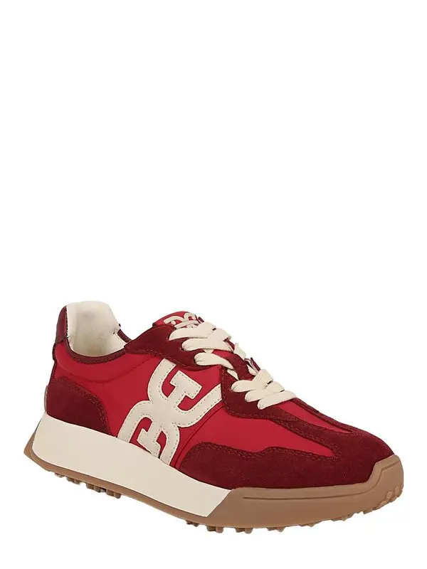 Sam Edelman Langley 3 Sneakers - Deep Scarlet