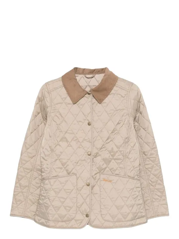 Barbour Quilted Collared Jacket - Brown