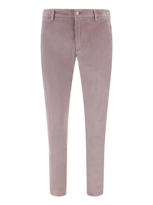 HANDPICKED Cotton Corduroy Trousers - Pink