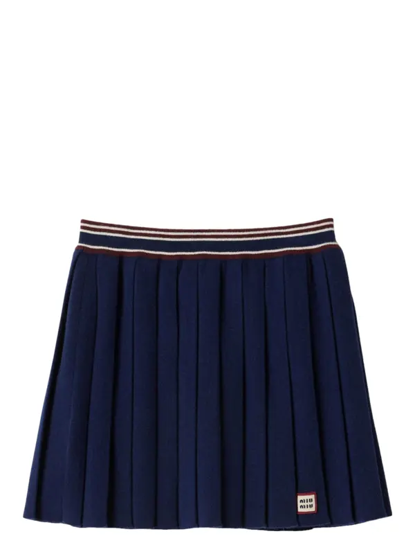 Miu Miu - Miu Miu Pleated Mini Skirt