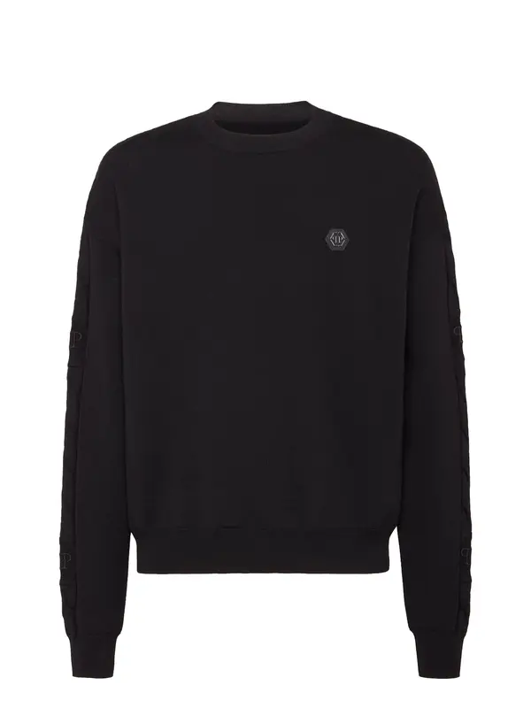 Philipp Plein Logo-patch Sweatshirt - Black