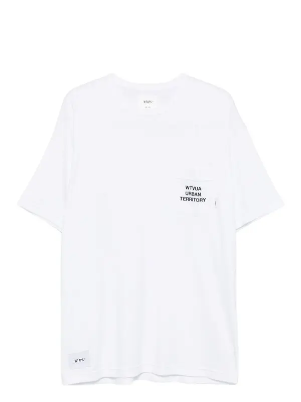 WTAPS Logo-embroidered T-shirt - White