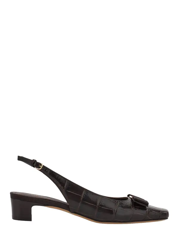FERRAGAMO 30mm Vara Pumps - Brown