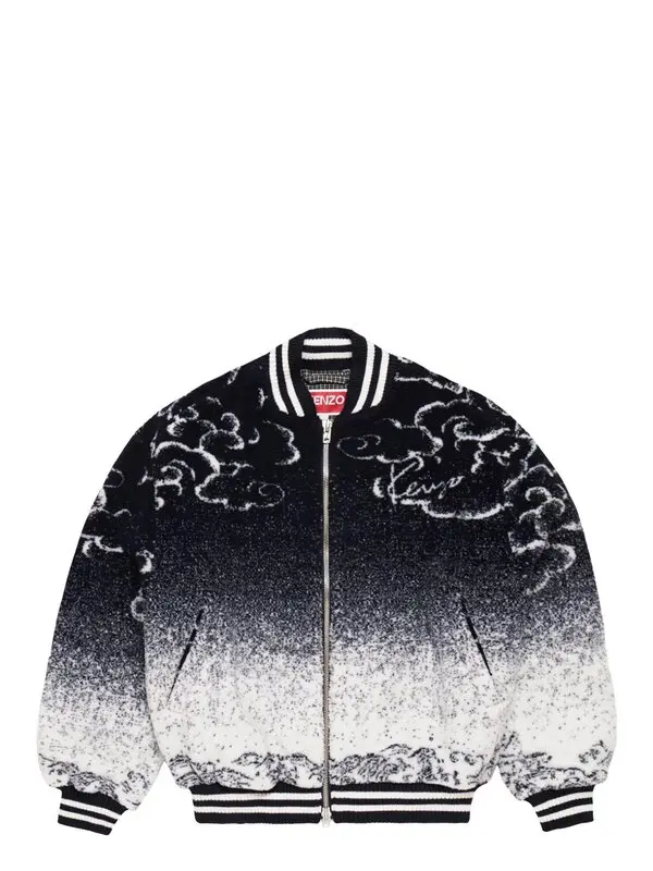 Kenzo Cloud Tiger Bomber Jacket - Blue