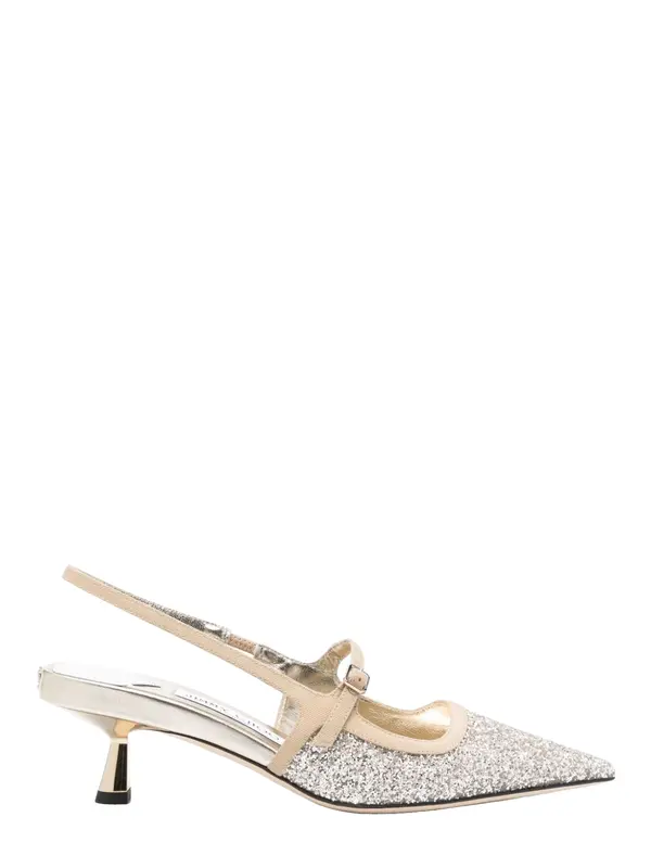 JIMMY CHOO 45mm Didi Pumps - Gold