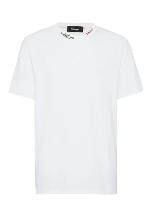 Dsquared2 Logo-print Neckline T-shirt - White