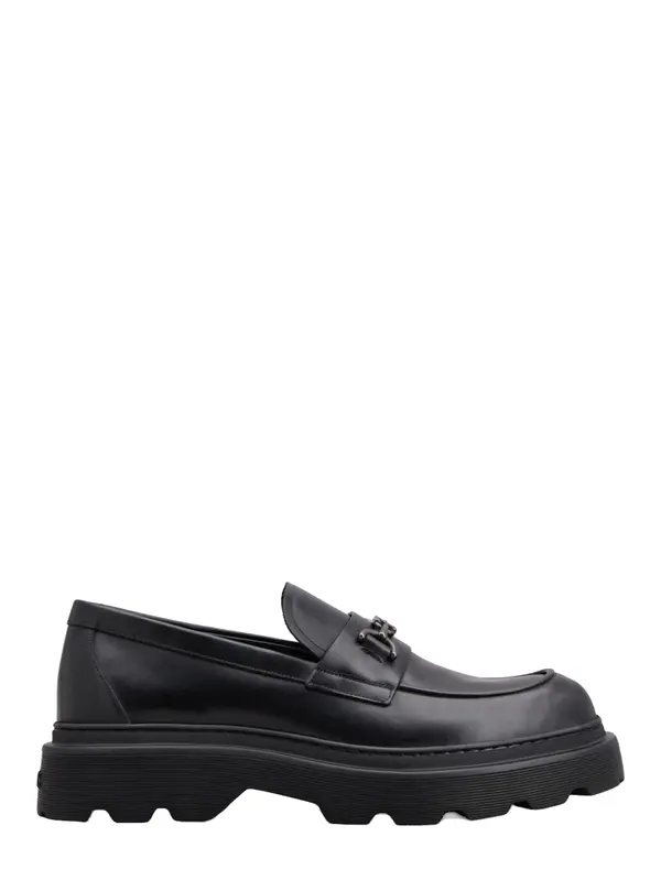 TOD'S Leather Loafers - Black