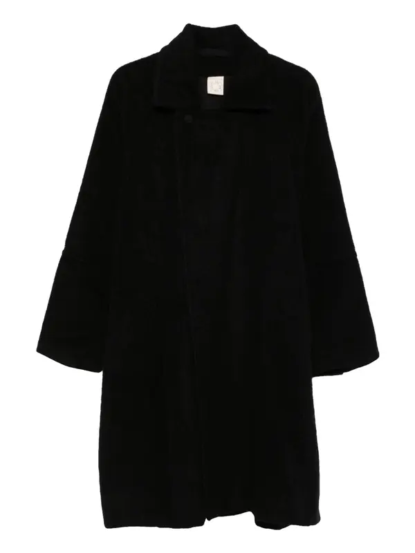 JAN JAN VAN ESSCHE Double-breasted Coat - Black