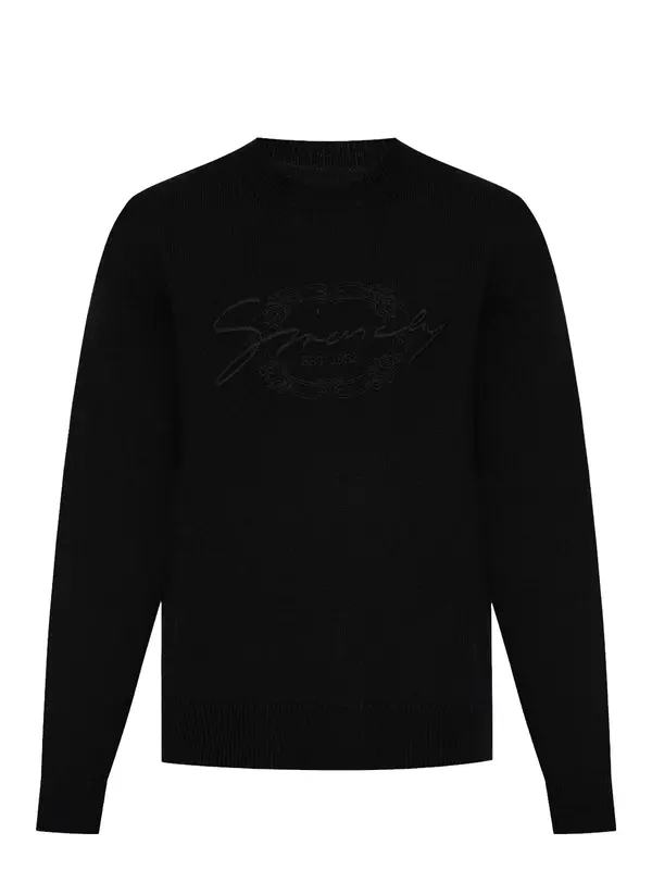 Givenchy Logo-embroidered Jumper - Black