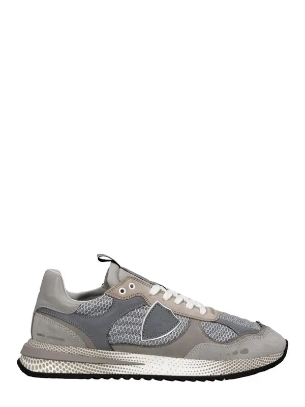 Philippe Model Flat Sneakers - Gris Blanc