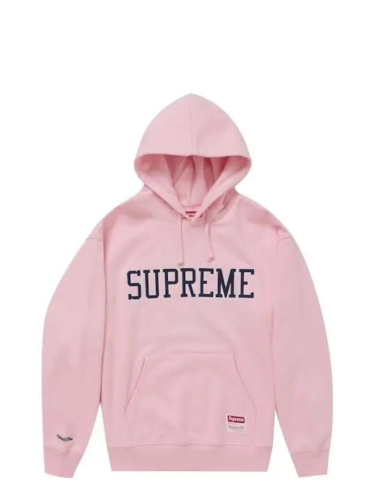 Supreme Mitchell & Ness Ncaa Hooded Sweatshirt - Pink