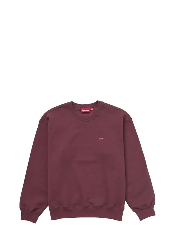 Supreme Small Box Crewneck Sweatshirt - Plum