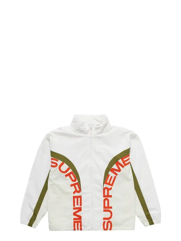Supreme Curve Track Jacket - White
