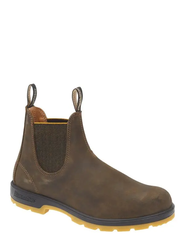 Blundstone Lugged Chelsea Boot - Rustic Brown